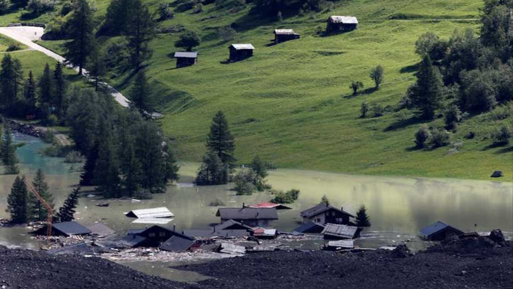 Flood risk threatens Swiss valley after glacier destroys village | The Financial Express