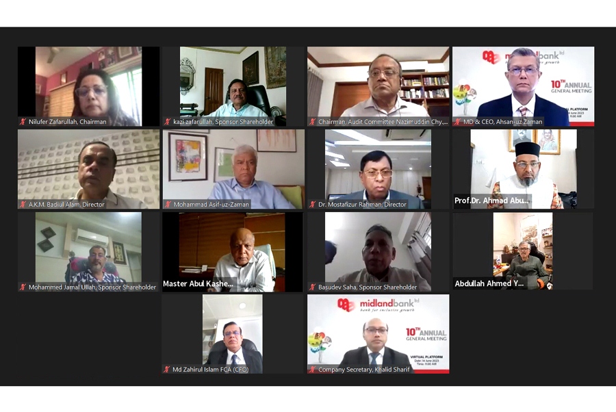 Midland Bank holds 10th AGM, approves dividend | The Financial Express