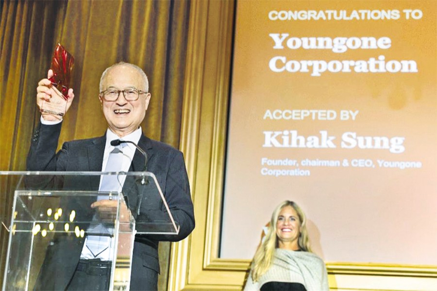 Youngone honoured at WCD Visionary Awards | The Financial Express