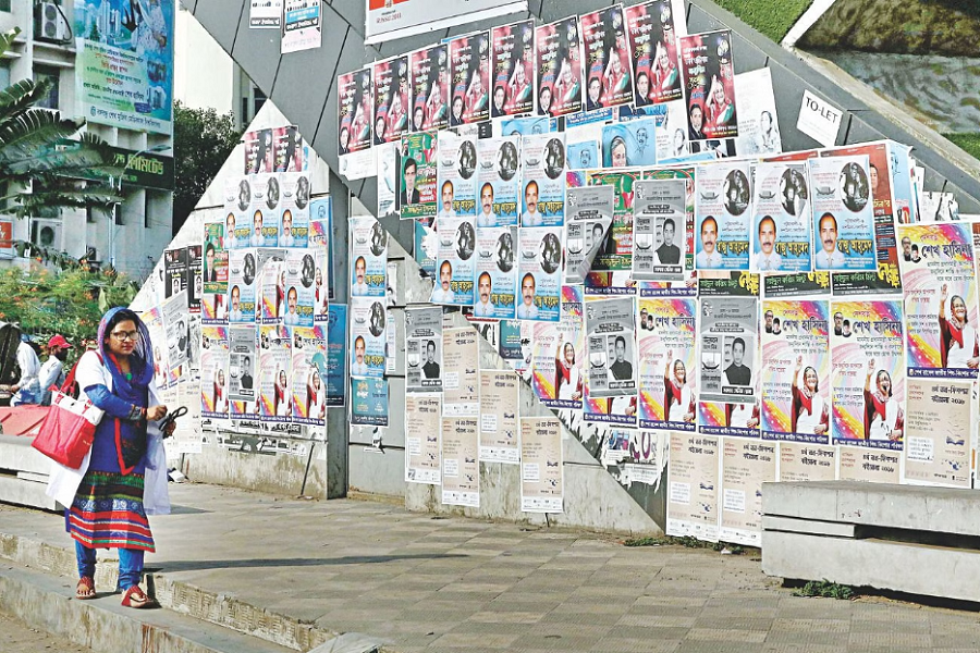 Poster pollution in Dhaka: How the city's aesthetics are ruined | The Financial Express