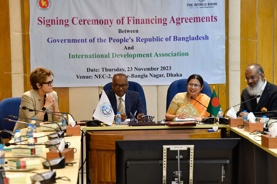 WB to provide $1.1b to Bangladesh; 5 deals signed | The Financial Express