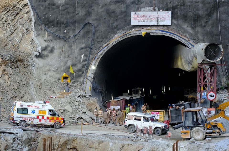 Collapsed Indian tunnel had no safety exit, was built through ...