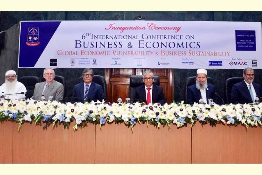 Sixth int'l conference on business and economics begins at DU | The ...