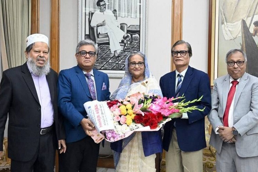 DU vice chancellor congratulate the PM | The Financial Express