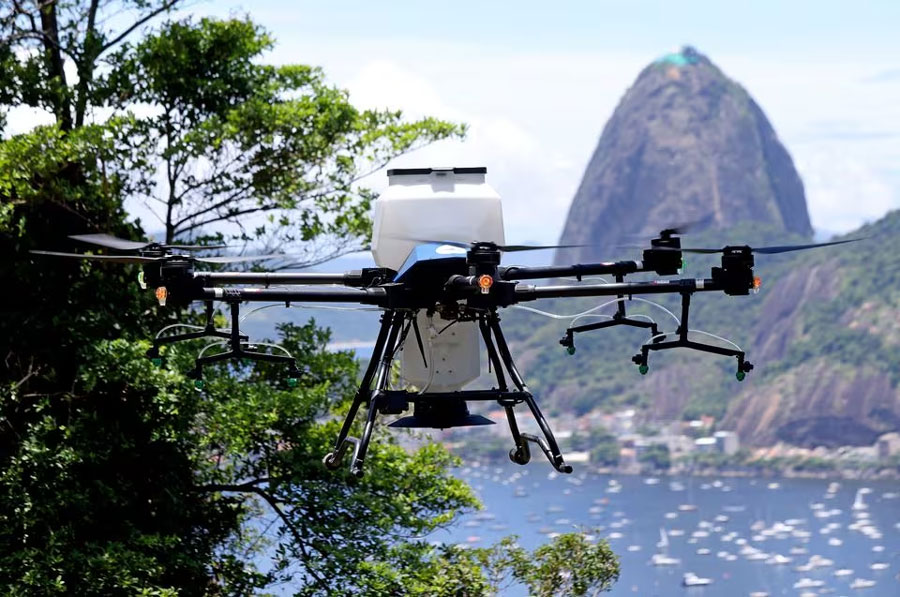 In Brazil, drones take flight in Rio in high-tech reforestation push ...