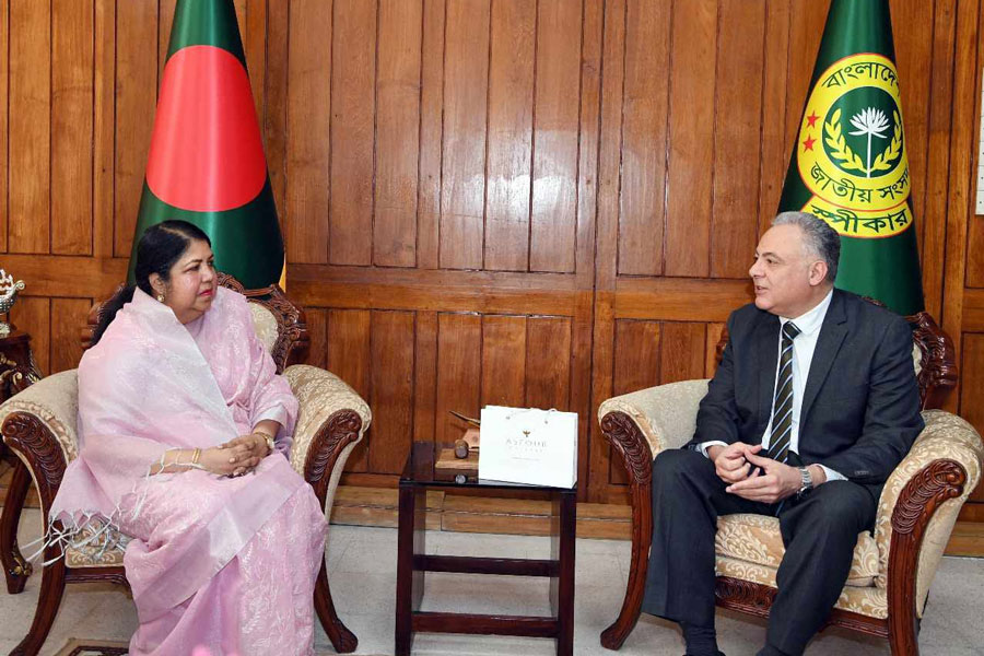 Egyptian Ambassador meets Speaker Shirin Sharmin | The Financial Express