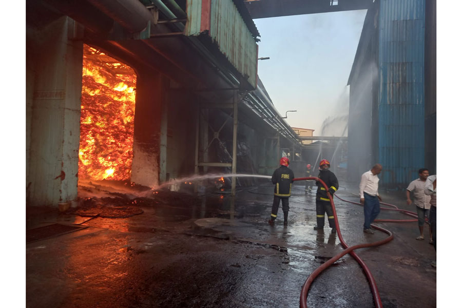 Fire at S Alam Sugar Mill brought under control after six and a half ...