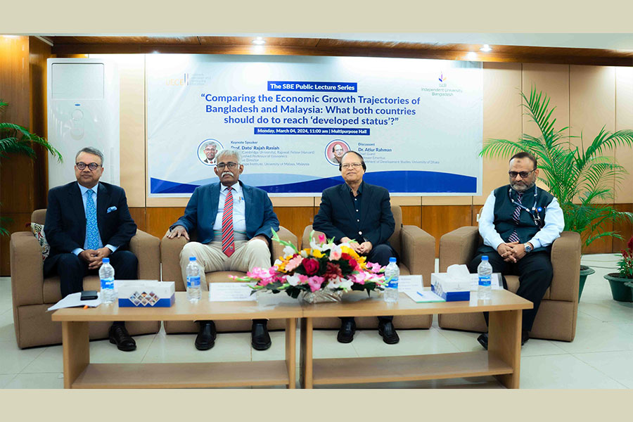 Prof Dato' Rajah Rasiah delivers public lecture at IUB | The Financial ...