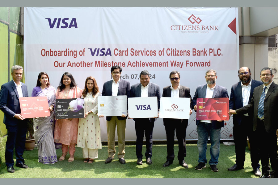 Citizens Bank introduces VISA card services | The Financial Express