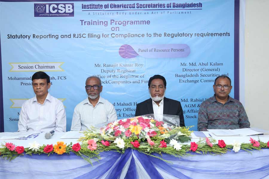 ICSB offers training on statutory reporting and RJSC filing | The ...