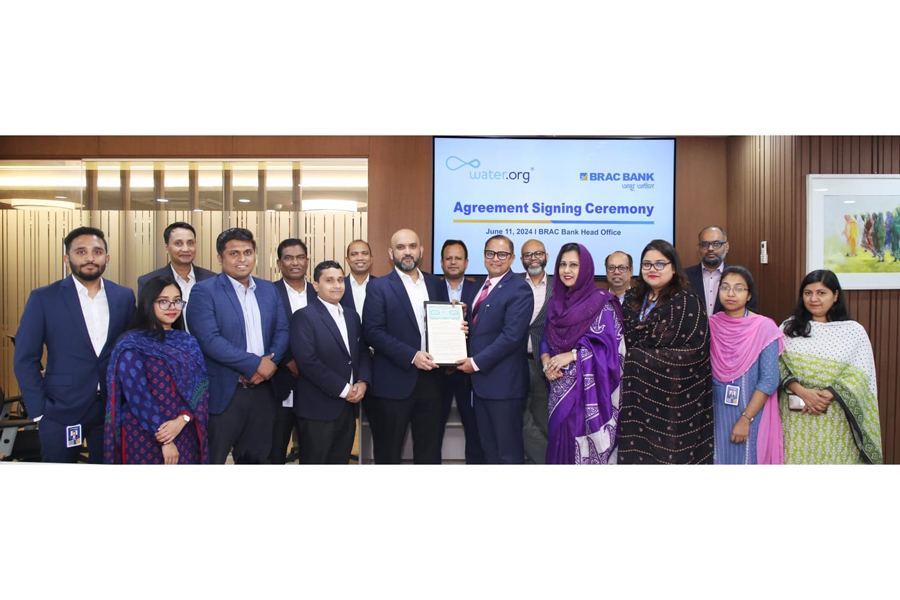 BRAC Bank, Water.Org partner to facilitate easy access to safe water ...