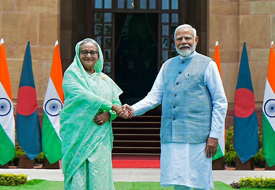 Hasina, Modi talks underway at Hyderabad House | The Financial Express