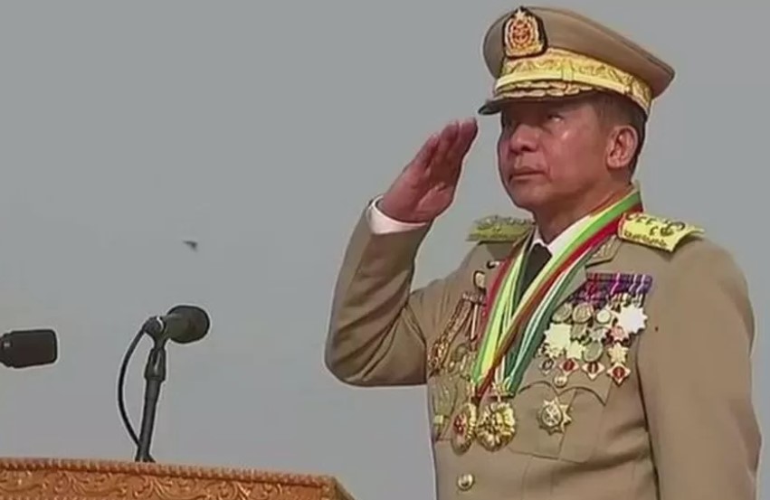 Myanmar army chief vows to crush resistance in rare speech | The ...