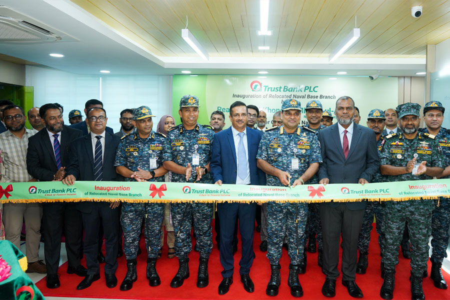 Trust Bank inaugurates relocated Naval Base branch | The Financial Express