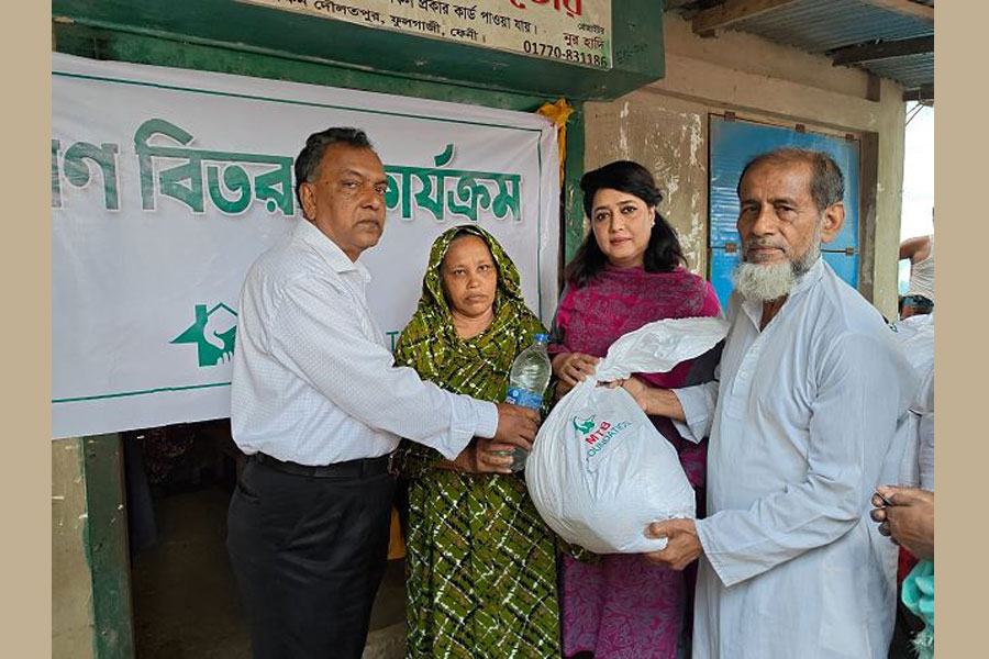 MTB Foundation supports flood victims of Feni region | The Financial Express