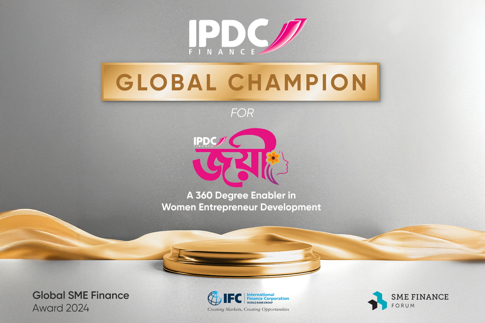 IPDC Finance wins Global Champion for Women Entrepreneur Support at SME ...