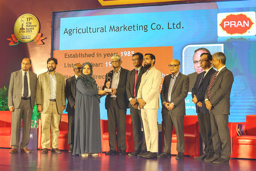 PRAN wins ICSB award | The Financial Express