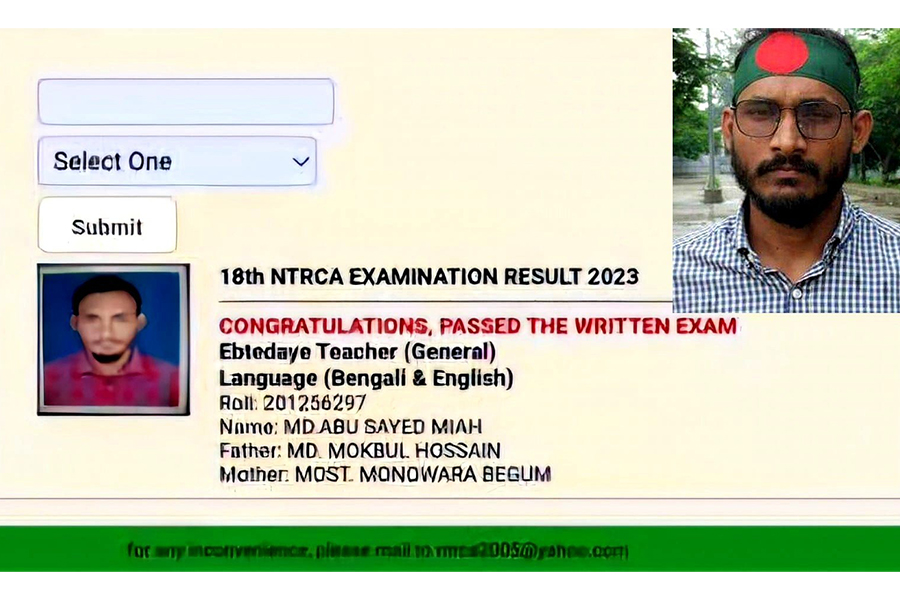 Shaheed Abu Sayeed passes NTRCA written test | The Financial Express