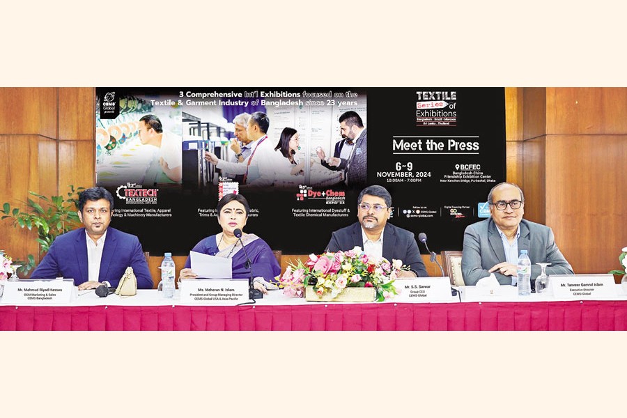 CEMS-Global textile expos begin on Nov 6 | The Financial Express