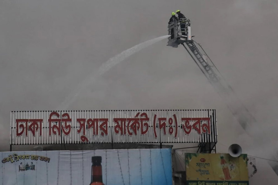 New Supermarket fire fully doused after 27 hours | The Financial Express