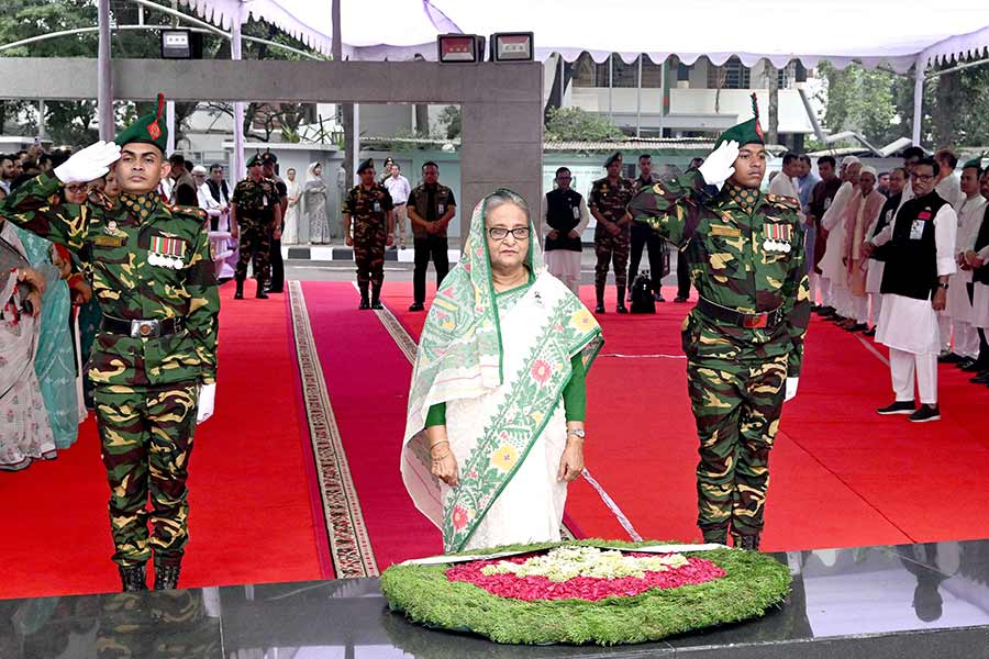 PM pays homage to Bangabandhu on Mujibnagar Day | The Financial Express