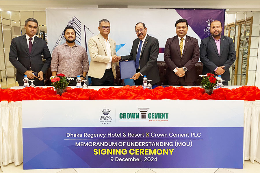 Dhaka Regency signs MoU with Crown Cement | The Financial Express