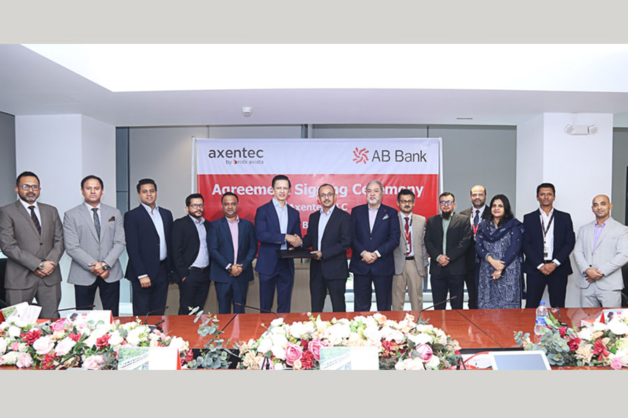 AB Bank PLC signs agreement with Axentec PLC | The Financial Express