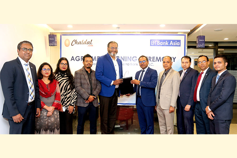 Bank Asia signs agreement with Chaldal.com | The Financial Express