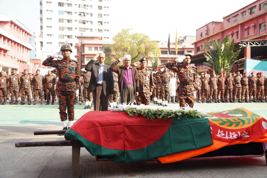 Janaza of firefighter Nayan held | The Financial Express