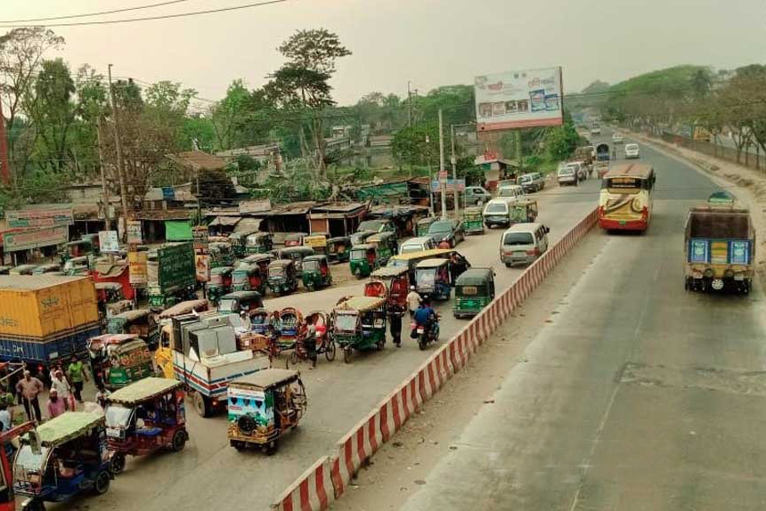 Eid travel: 12 traffic jam 'hotspots' marked in Cumilla on Dhaka ...
