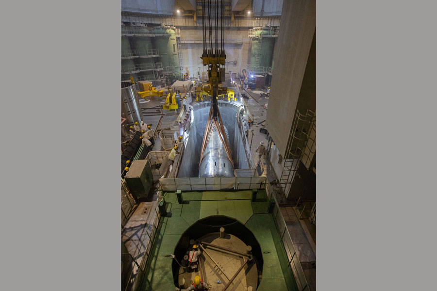 Core barrel installed at RNPP unit-1 | The Financial Express