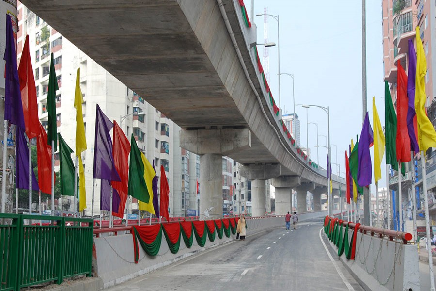 Moghbazar-Mouchak Flyover fully opens to traffic | The Financial Express