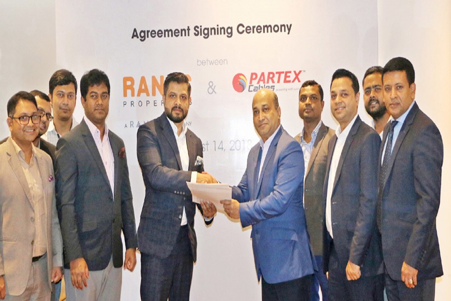 Partex Cables, Rangs Properties sign business deal | The Financial Express