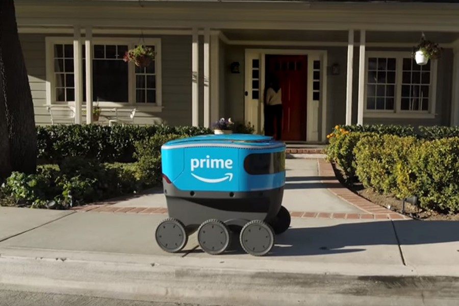 Amazon Scout robots take to pavements in Washington State | The ...