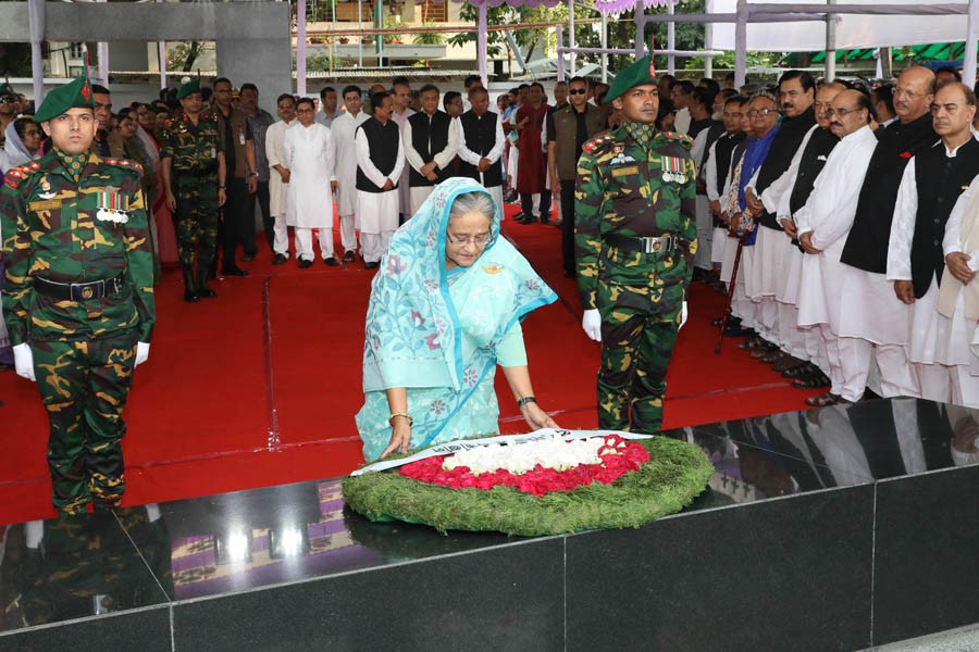 PM pays homage to Bangabandhu on Mujibnagar Day | The Financial Express