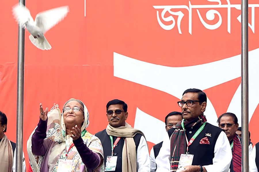 PM describes Awami League as largest, strongest party | The Financial ...