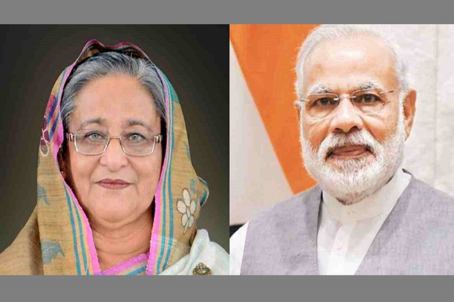 Modi says he will work with Hasina to further expand bilateral ties ...