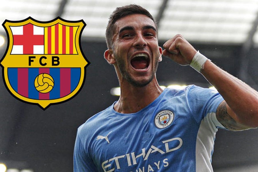 Barcelona announce €55m Ferran Torres transfer from Manchester City ...