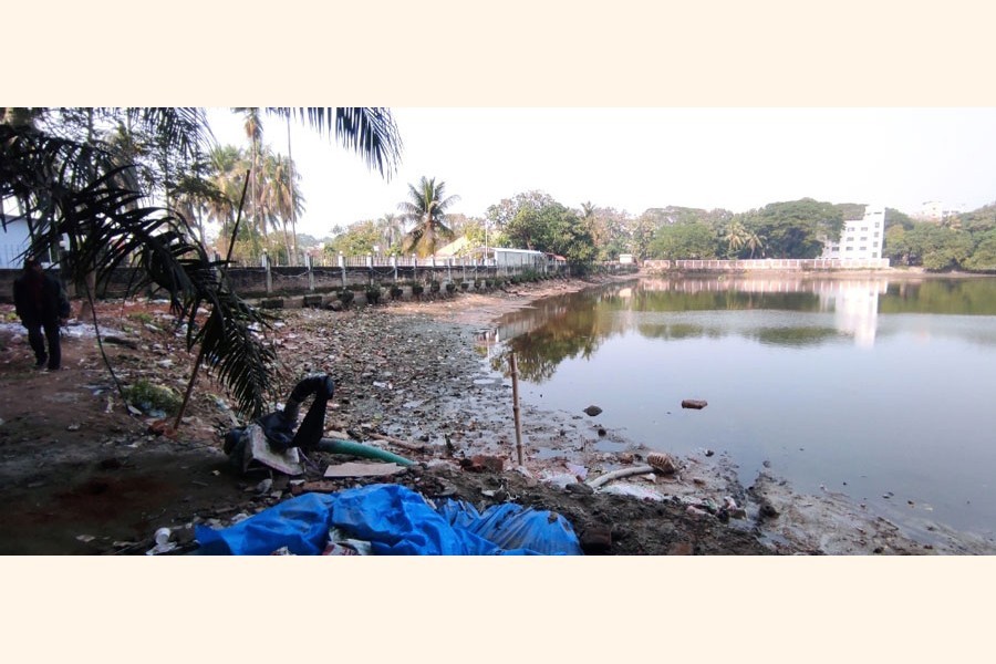 300-year-old ‘dighi’ being filled for building market | The Financial ...