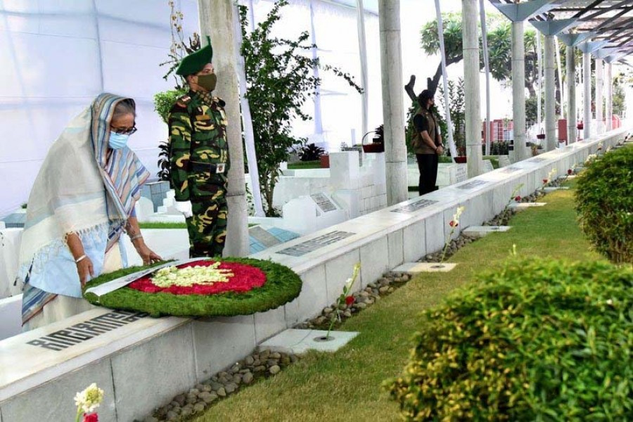 Sheikh Russel Day: PM pays homage to Aug 15 martyrs at Banani graveyard ...